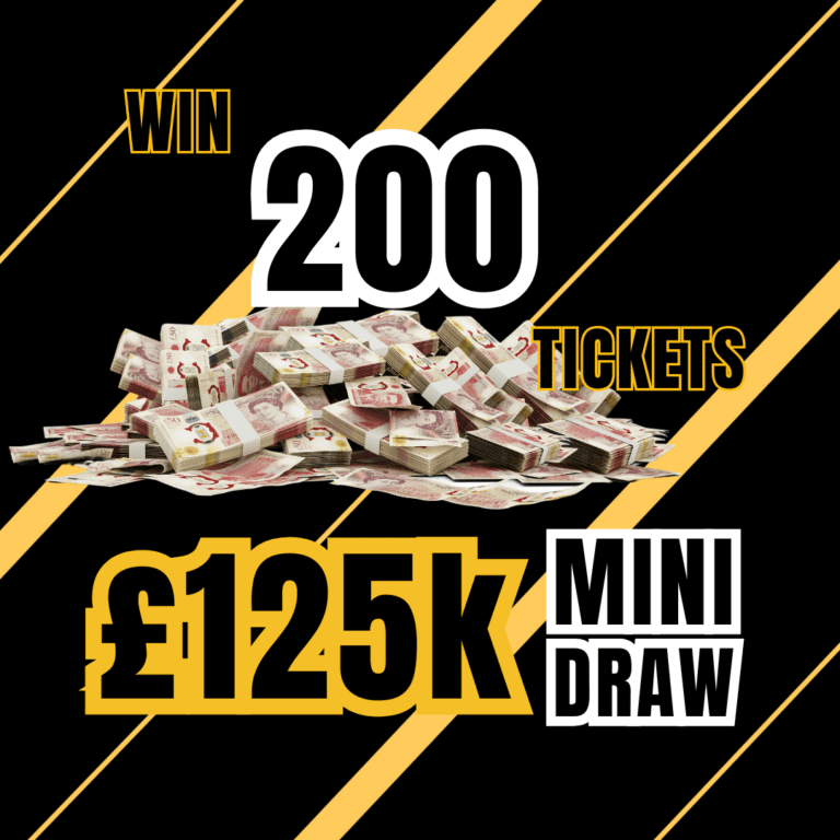 £125K MINI DRAW – 200 ENTRIES – Hittin It Big